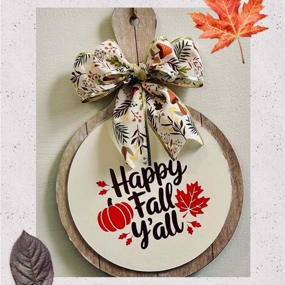 Wall Decor | Happy Fall Wall Hanging | Poshmark